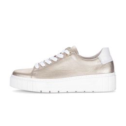 Gabor Damen Sneaker "Sneaker low", Gr. 36, silber, Schuhe