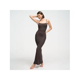 CFAB Maxi-Kleid in Aschbraun | Gr.: M