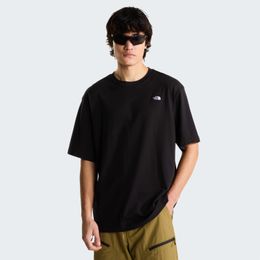 The North Face Herren T-Shirt "M TNF ESSENTIAL SIMPLE DOME OS SS TEE", schwarz, Gr. S, Jersey, Obermaterial: 100% Baumwolle, Shirts, Kurzarmdesign,