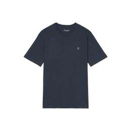 Marc O'Polo MARC O'POLO Herren T-Shirt "T-Shirt Small-Logo 1er Pack", blau, Gr. XL, Obermaterial: 100% Baumwolle CO., Shirts