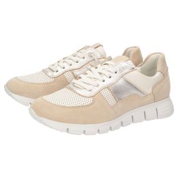 Sioux Damen Sneaker "Mokrunner-D-018", Gr. 39, beige, Obermaterial: 50% Ziegenleder goatskin. 50% Lammnappaleder LANA. 100% Gummi rubber., Schuhe