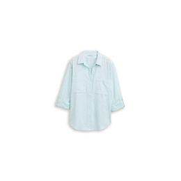 Tom Tailor Langarmbluse in new blue haze | Gr.: 40