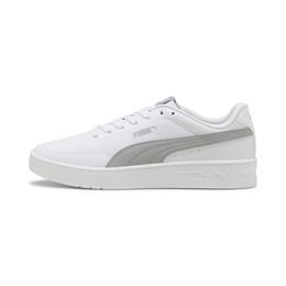 Puma Damen Sneaker "COURT CLASSIC CLEAN", Gr. 47Puma wei&szlig;, gray echo, Synthetik, Schuhe, mit SoftFoam+ Innensohle, mit Synthetik-Obermaterial, mit