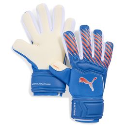 Puma Damen Torwarthandschuhe "Puma ULTRA Pro Torwarthandschuhe Unisex", blau, Gr. 5, Obermaterial: 100% Polyester. Handgelenkschoner: 100% Latex.
