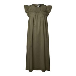 Pieces Midikleid in Burnt Olive | Gr.: L