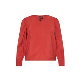 Vero Moda Curve Bluse 'SANI' Damen Gr&ouml;&szlig;e XXXL rot