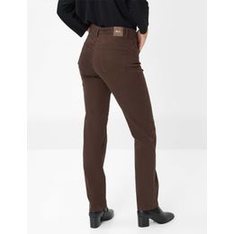 Brax Damen 5-Pocket-Hose "Style MARY"dunkelbraun, Gr. 17, Web, 40% Lyocell, 28% Modal, 17% Baumwolle, 12% Elastomultiester, 3% Elasthan, Hosen