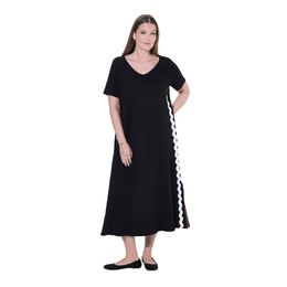 Ulla Popken Kleid in schwarz | Gr.: 50-52