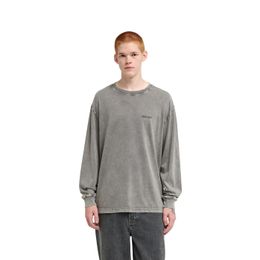 Element Herren Longtop "Lowcase Pigment", grau, Gr. M, Obermaterial: 100% Baumwolle., Tops