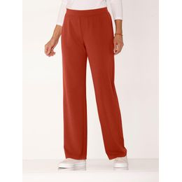 Classic Basics Damen Webhose, rot, Gr. 44, unifarben, 96% Polyester, 4% Elasthan, Hosen
