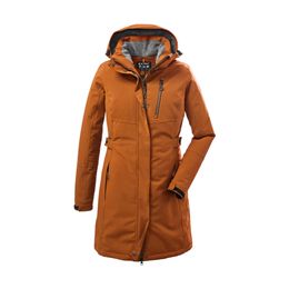 Killtec Damen Parka "KOW 165 WMN PRK", gelb, Gr. 50, Obermaterial: 100% Polyester.Futter: 100% Polyester.F&uuml;llung: 100% Polyester, Jacken, Wasser- und
