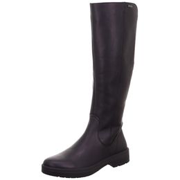 Legero Damen Stiefel "Legero Stiefel Leder", Gr. 37, schwarz, Leder, Schuhe