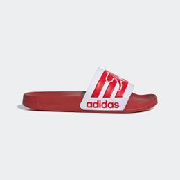 Damen Badesandale "ADILETTE SHOWER Arsenal", adidas Sportswear, Gr. 44,5, rot, Synthetik, Schuhe, Badelatschen
