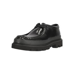 Clarks Herren Schn&uuml;rschuh "Badell Seam", Gr. 41, schwarz, Leder, Schuhe, mit extra leichter Chunky-Sohle