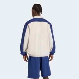 Herren Collegejacke "COLLEGIATE COACH"wonder alumina, dunkelblau, Gr. L, adidas Sportswear, Obermaterial: 100% Polyamid, Jacken
