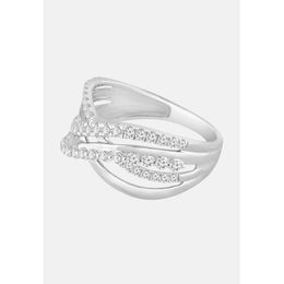 Diamant Exquis Ring aus 375 Wei&szlig;gold mit Diamant | Gr.: 54