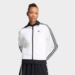 Damen Trainingsjacke "CLASSIC TRACK", schwarz-wei&szlig;, Gr. XXL, adidas originals, Obermaterial: 52% Baumwolle, 48% Polyester, Jacken, f&uuml;r Erwachsene,