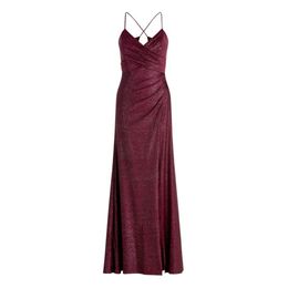 Vera Mont Abendkleid im Glitzer-Look in Dark Red/Black | Gr.: 38