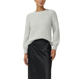 Damen Strickpullover, wei&szlig;, Gr. 48, s.Oliver BLACK LABEL, unifarben, Strick, Obermaterial: 52% Polyester, 38% Polyamid, 5% Wolle, 3% Elasthan, 2%