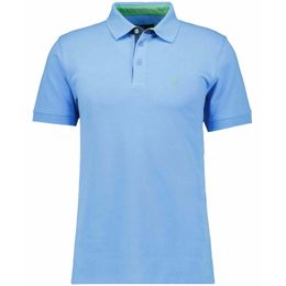 Ragman Herren Poloshirt, blau, Gr. L, Piqu&eacute;, Baumwolle, Shirts