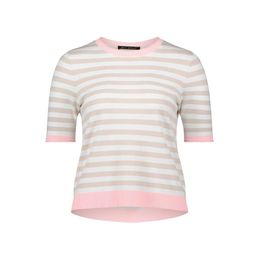 Betty Barclay Basic-Pullover kurzarm in Patch Beige/Ros&eacute; | Gr.: 48