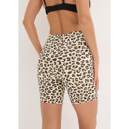 bonprix Damen Feinstrumpfleggings, Gr. 52leoparden muster, Obermaterial: 80% Polyamid, 20% Elasthan, Strumpfhosen, mit Leo-Print, aus Polyamid und