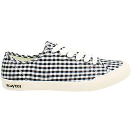 SeaVees Monterey Americana Damen Plimsolls Schwarz/Wei&szlig;