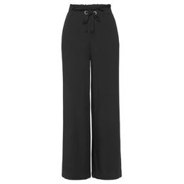 Lascana Paperbag-Hose in schwarz | Gr.: 34