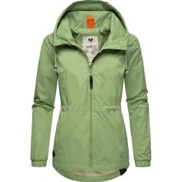 Ragwear Damen Outdoorjacke "Danka", gr&uuml;n, Gr. 4XL, Au&szlig;enmaterial: 100% Polyester. Innenfutter: 100% Polyester, Jacken, Wasserdichte &Uuml;bergangsjacke
