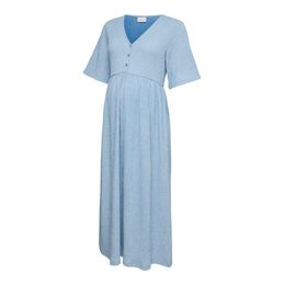 MAMALICIOUS mama licious Kleid in Brunnera Blue | Gr.: M