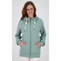 ANKERGLUT Damen Kapuzensweatshirt "ANCHORAGE Women", grau, Gr. 36, Jersey, 60% Baumwolle. 40% Polyester, Sweatshirts, in l&auml;ssigem Oversized-Schnitt
