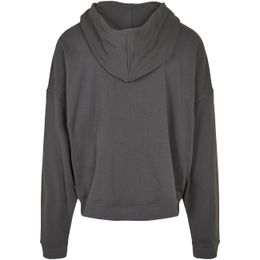 Urban Classics Herren Sweatjacke "Urban Classics Herren 90's Zip Hoody"schwarzshadow, Gr. 5XL, unifarben, 65% Baumwolle, 35% Polyester, Sweatjacken