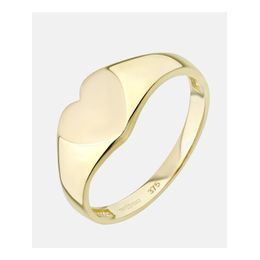 Vanlere Siegelring aus 375 Gelbgold Herz-Design | Gr.: 56