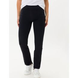 Damen Chinohose "Style PAMINA", blau, Gr. 22, RAPHAELA BY Brax, Web, 46% Baumwolle, 39% Lyocell, 12% Elastomultiester, 3% Elasthan, Hosen