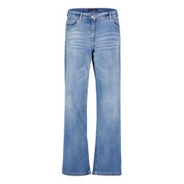 Betty Barclay Damen Slim-fit-Jeans "Damen mit Strass", blau, Basic, Gr. 38, Denim/Jeans, Obermaterial: 98% Baumwolle, 2% Elasthan, Jeans