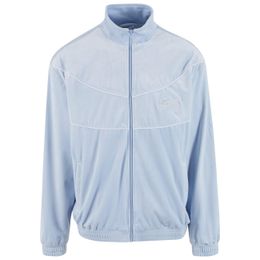 Karl Kani Herren Trainingsjacke "Karl Kani KM251-011-1 Sport Patch Essential Trackjacket", blau, Gr. L, mehrfarbig, 93% Polyester, 7% Elasthan, Jacken