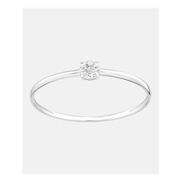 Diamant L'&eacute;ternel Verlobungsring aus 375 Wei&szlig;gold mit 0.01 Karat Diamant | Gr.: 50