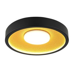 Globo Lighting Deckenleuchte schwarz Ma&szlig;e (cm): H: 8,7 &Oslash;: 40 &raquo; H&ouml;ffner