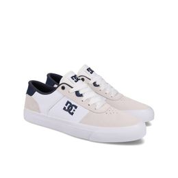 DC Shoes Herren Sneaker "Teknic", Gr. 6,5, wei&szlig;, Obermaterial: Leder (Kuh) / Futter: Textil / Au&szlig;ensohle: Gummi., Schuhe