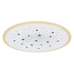 Globo Lighting Deckenleuchte wei&szlig; Ma&szlig;e (cm): H: 5 &Oslash;: 50 &raquo; H&ouml;ffner