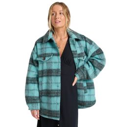 Billabong Damen Outdoorjacke "Lucky Star", gr&uuml;n, Gr. XS, Obermaterial:[Hauptgewebe] 70% Polyester, 30% Wolle., Jacken