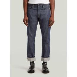 G-Star Raw G-STAR Herren 5-Pocket-Jeans "Mosa Straight Selvedge Jeans", blau, Gr. 40, Obermaterial: 99% Baumwolle, 1% Elasthan, Jeans