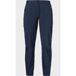 Sch&ouml;ffel SCH&Ouml;FFEL Damen Outdoorhose "Pants Style Blaustein WMS", blau, Gr. 46, Oberstoff: 86% Nylon, 14% Elasthan, Hosen