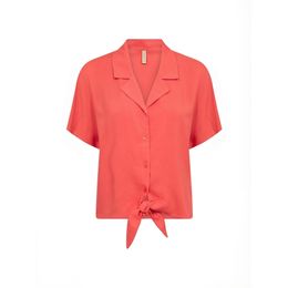 soyaconcept Damen Blusentop "Soya Concept Shirt SC-RADIA", rot, Gr. XXL, Obermaterial: 100% Viskose, Blusen