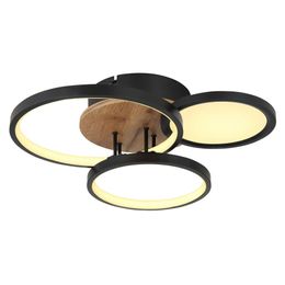 Globo Lighting Deckenleuchte schwarz Ma&szlig;e (cm): B: 38 H: 10,5 &raquo; H&ouml;ffner