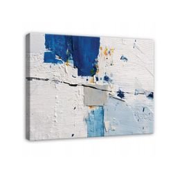 WALLARENA Wandbild Abstrakt in Grau | Gr.: 40 x 30 cm