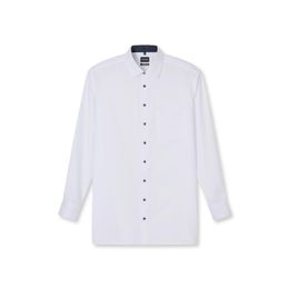 OLYMP Herren Businesshemd "OLYMP Luxor, Comfort Fit - Big, Kent", wei&szlig;, Gr. 50, 100% Baumwolle, Hemden