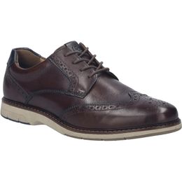 Josef Seibel Herren Halbschuh Stuart 04 in castagne-kombi