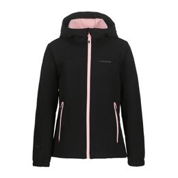 Icepeak Jungen Softshelljacke "Icepeak KOBRYN JR", schwarz, Gr. 176, Softshell, Obermaterial: 95% Polyester, 5% Elasthan, Jacken, mit Kapuze, gerader