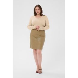 Kaffe curve Strickpullover KClizzy Regular fit in Feather Gray Melange | Gr.: S